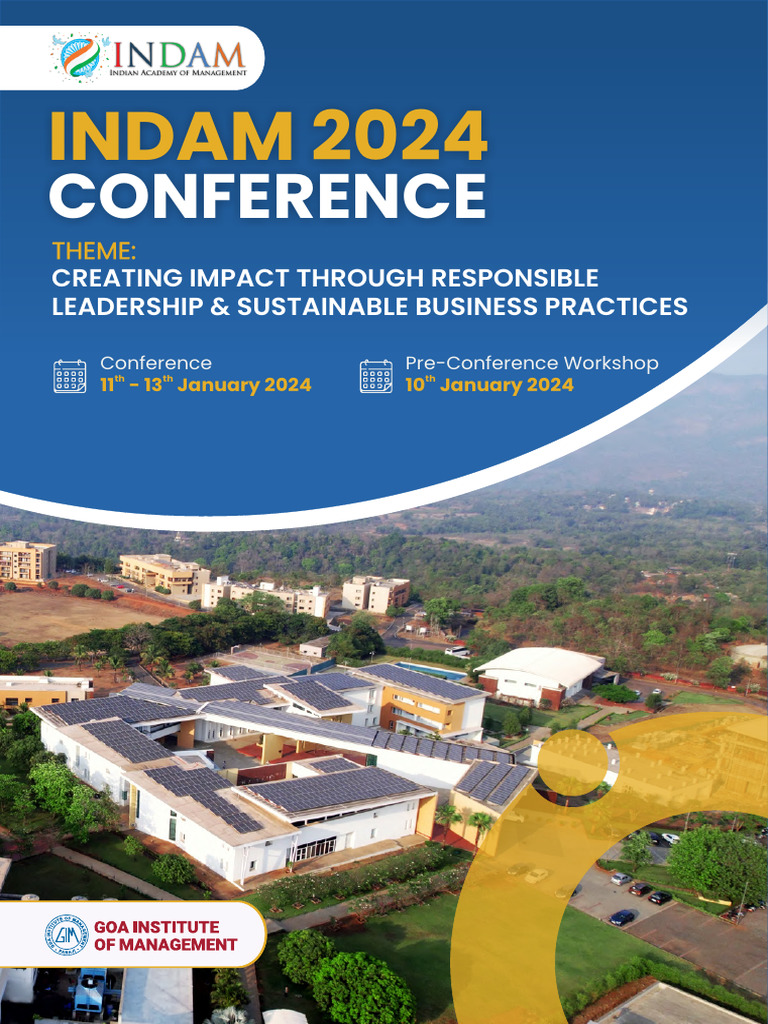 Indam 2024 Call For Papers | PDF | Sustainability | Sustainable Business