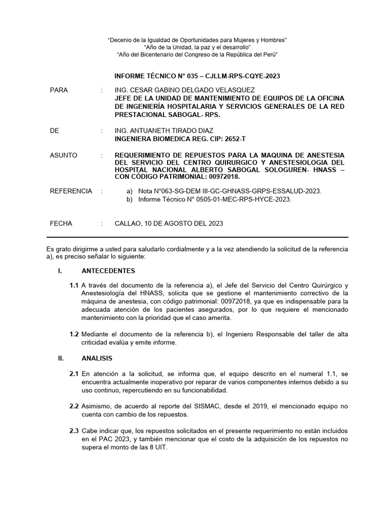 INFORME 000 - ESTADO SITUACIONAL DE LOS EQUIPOS DE LA RPS (Recuperado ...