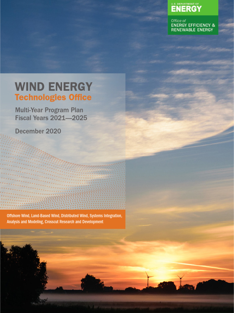 U.S. Department of Energy (DOE) - (2021) - Wind Energy Technologies ... U.S. Department of Energy (DOE) - (2021) - Wind Energy Technologies ...