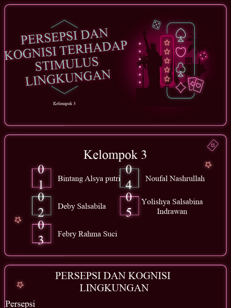 Persepsi & Kognisi Lingkungan | PDF | Sains & Matematika