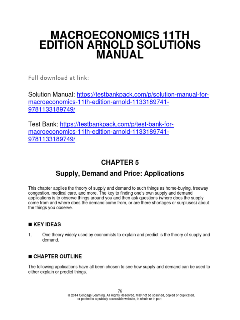 Macroeconomics 11th Edition Solutions | PDF | Project Gutenberg | Prices