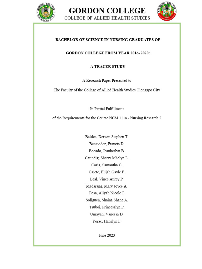 Employability Tracer 3a2 File | PDF