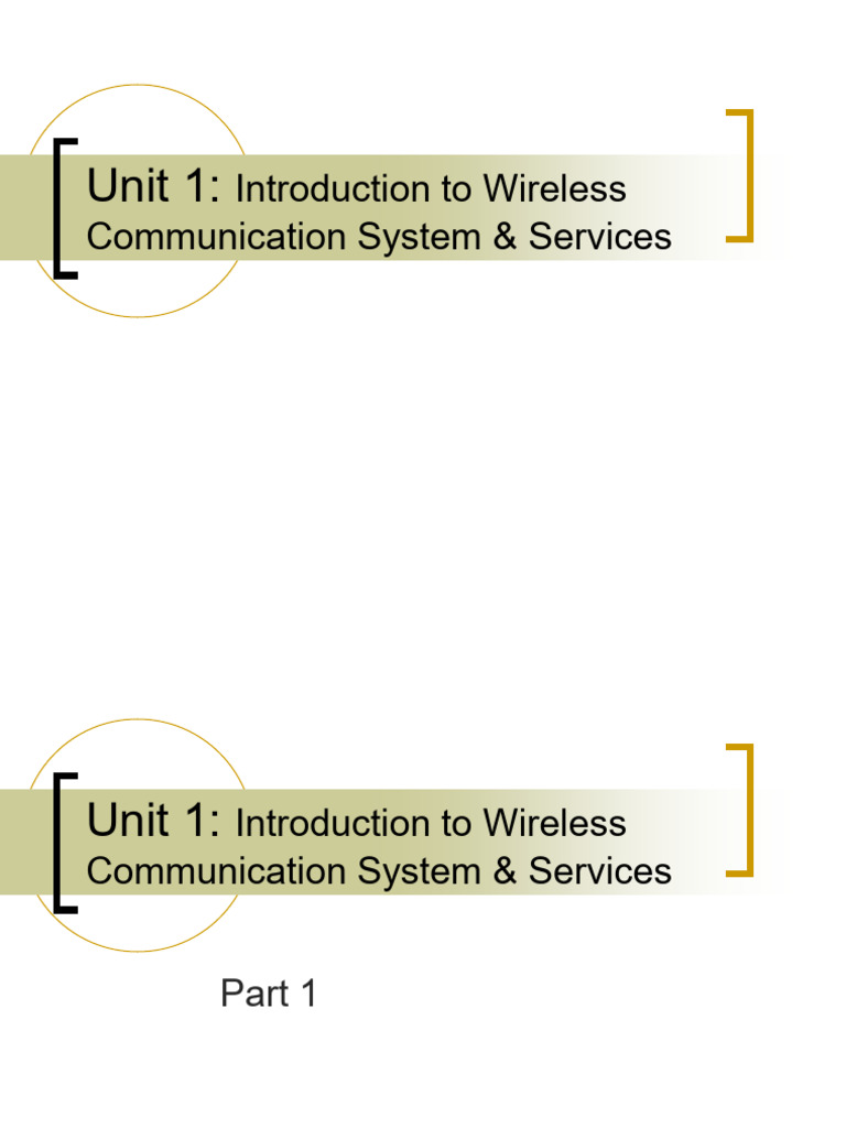 Introduction To Wireless Technology | PDF | Computer Network | Internet