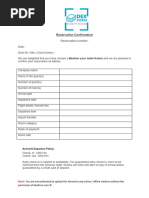 Hotel Special Request Letter Template | PDF | Career & Growth | Law