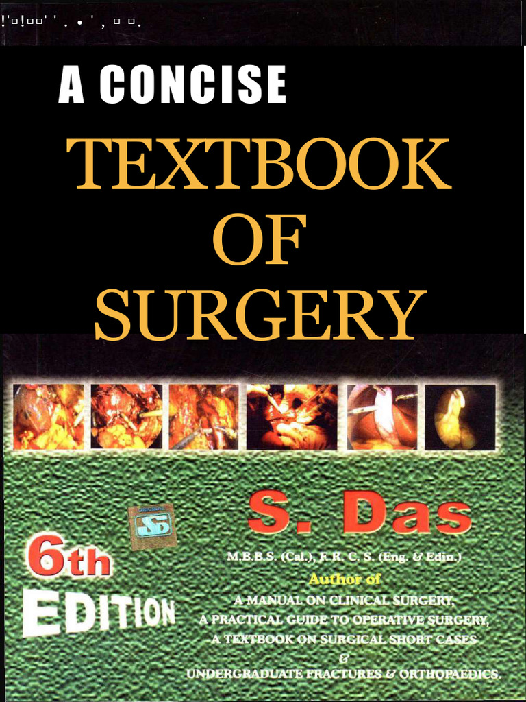 2nd Yr Surgery - by S. Das - Sixth Edition (1) - 1-195 | PDF | Healing ...