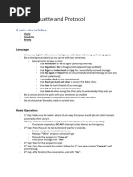 Military Radio Voice Procedure Guide | PDF | Speech | Alphabet
