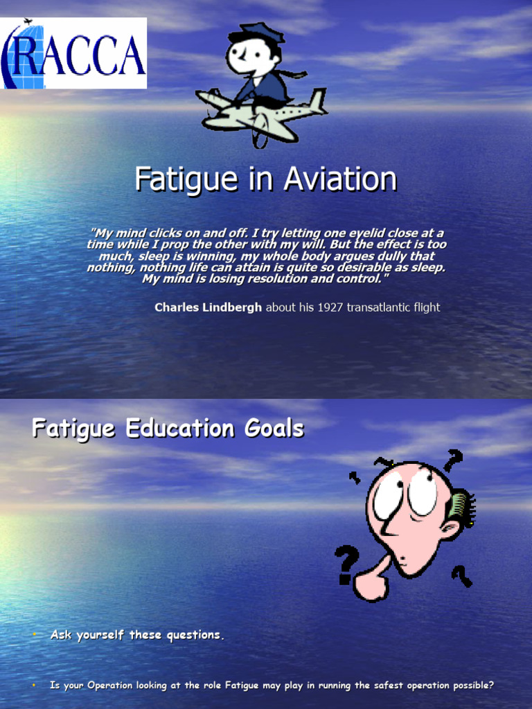 Fatigue in Aviation | Download Free PDF | Sleep | Shift Work