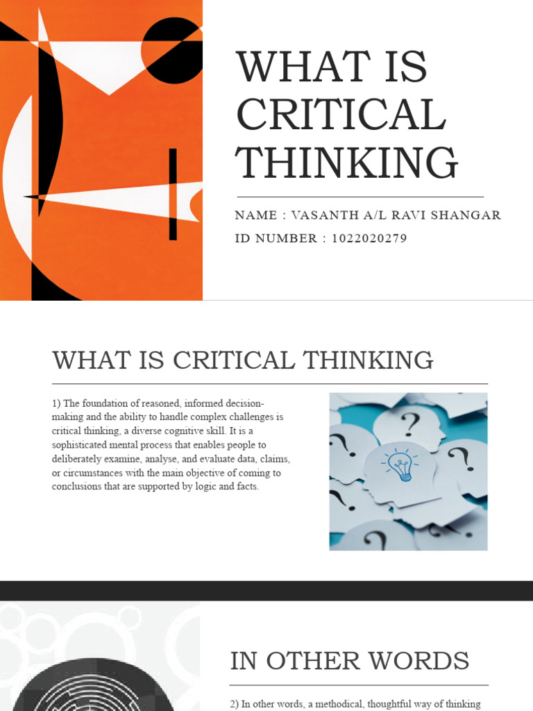 What Is Critical Thinking | PDF