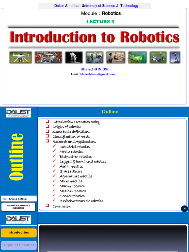 Lecture 1 Introduction | PDF | Unmanned Aerial Vehicle | Robotics Lecture 1 Introduction | PDF | Unmanned Aerial Vehicle | Robotics