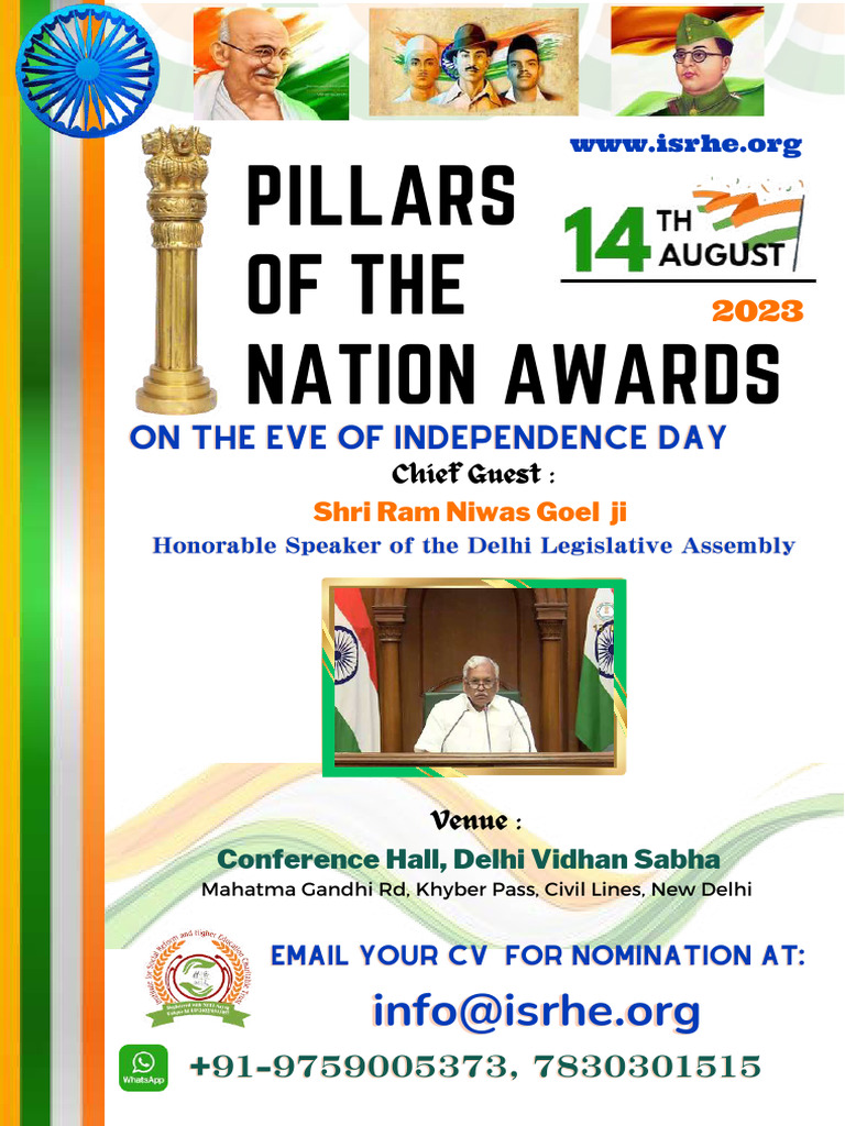 Pillars of The Nation Awards Brochure | PDF | Business | Social Science