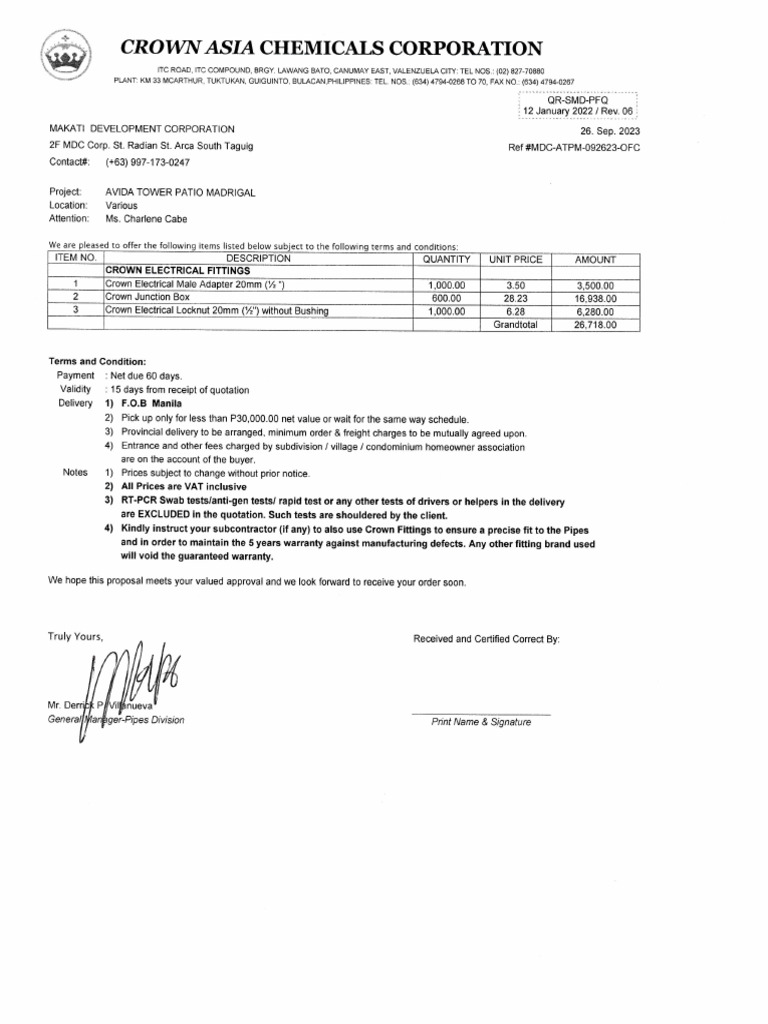 Crown Asia Junction Box | PDF