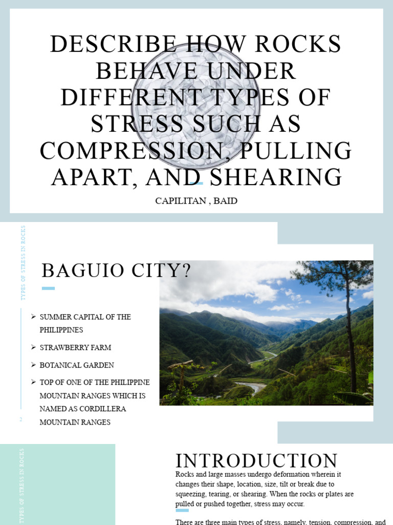 Types of Stress in Rocks Explained | PDF | Fault (Geology) | Stress ...