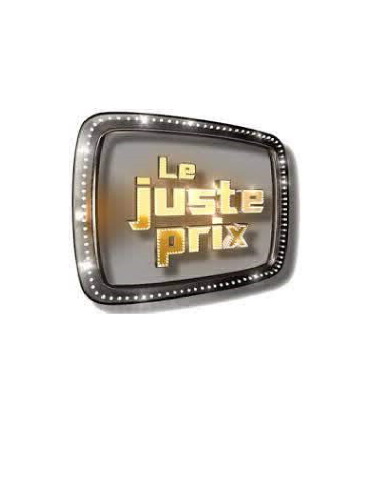 Le Juste Prix | PDF