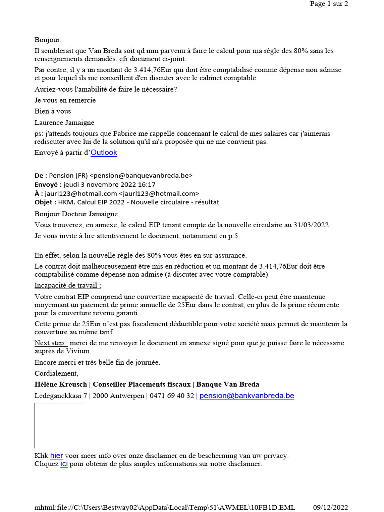 EIP 5501865878 - Calcul Vivium - Jamaigne | PDF