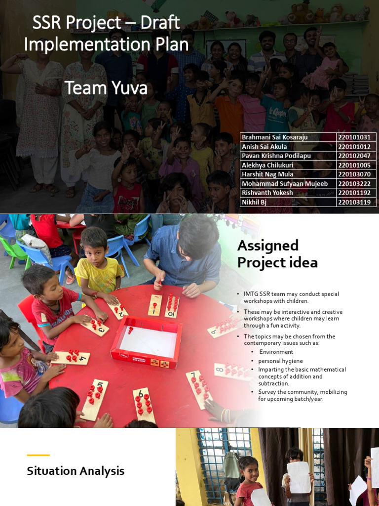 SSR Project - Draft Implementation Plan | PDF