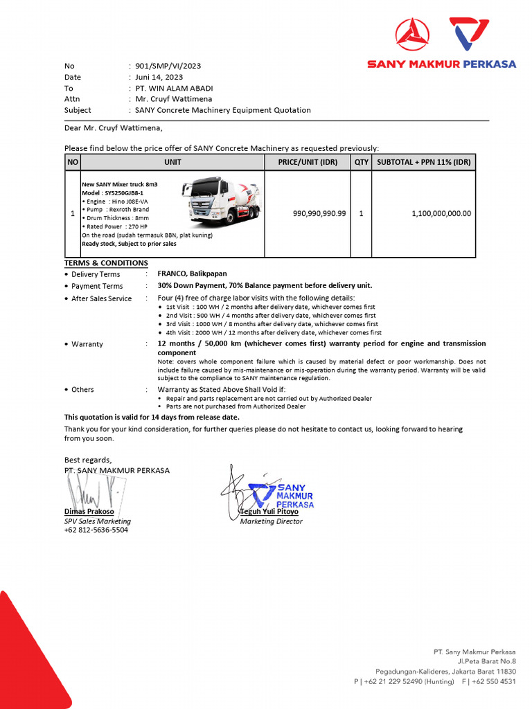 Pt. Win Alam Abadi (Sy5250gjb8-1) | PDF | Finance & Money Management ...