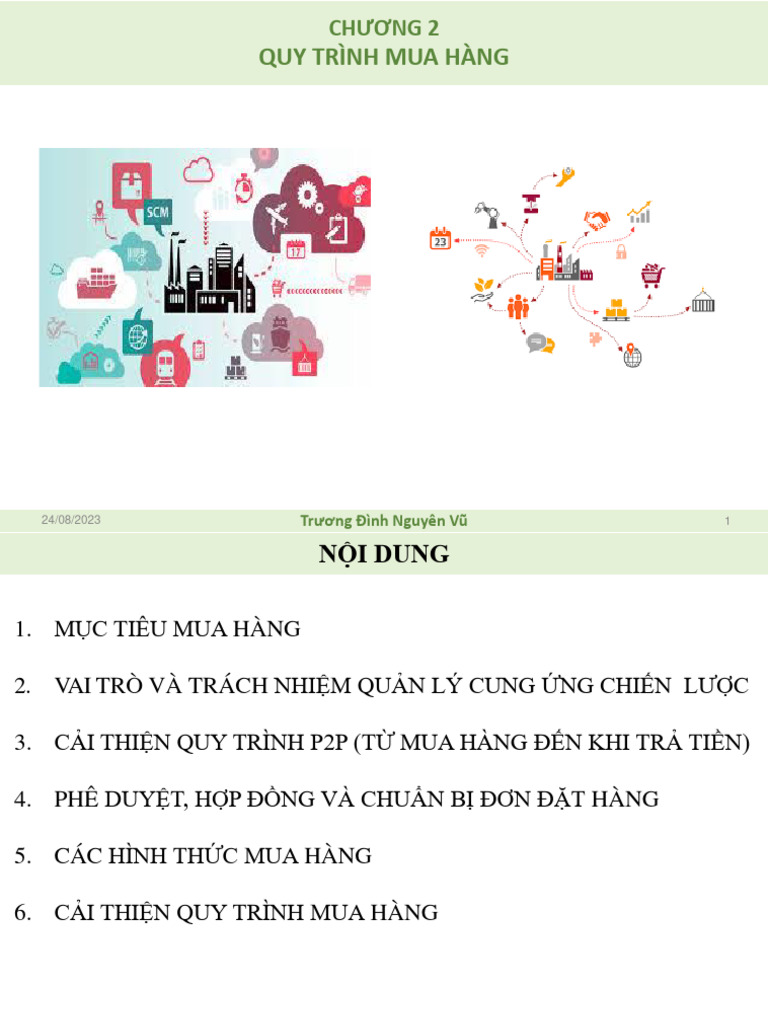 Chương 2 - Quy Trình Mua Hàng | PDF