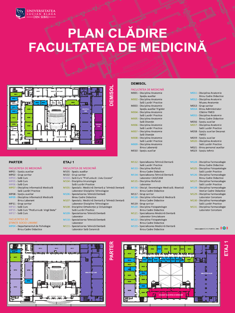 PLIANT Plan-Cladire Medicina FATA | PDF