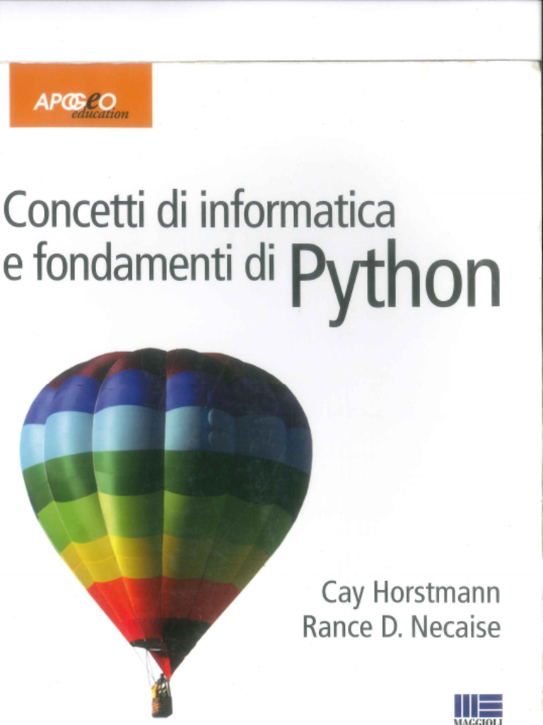 Concetti Di Informatica Pyton | PDF
