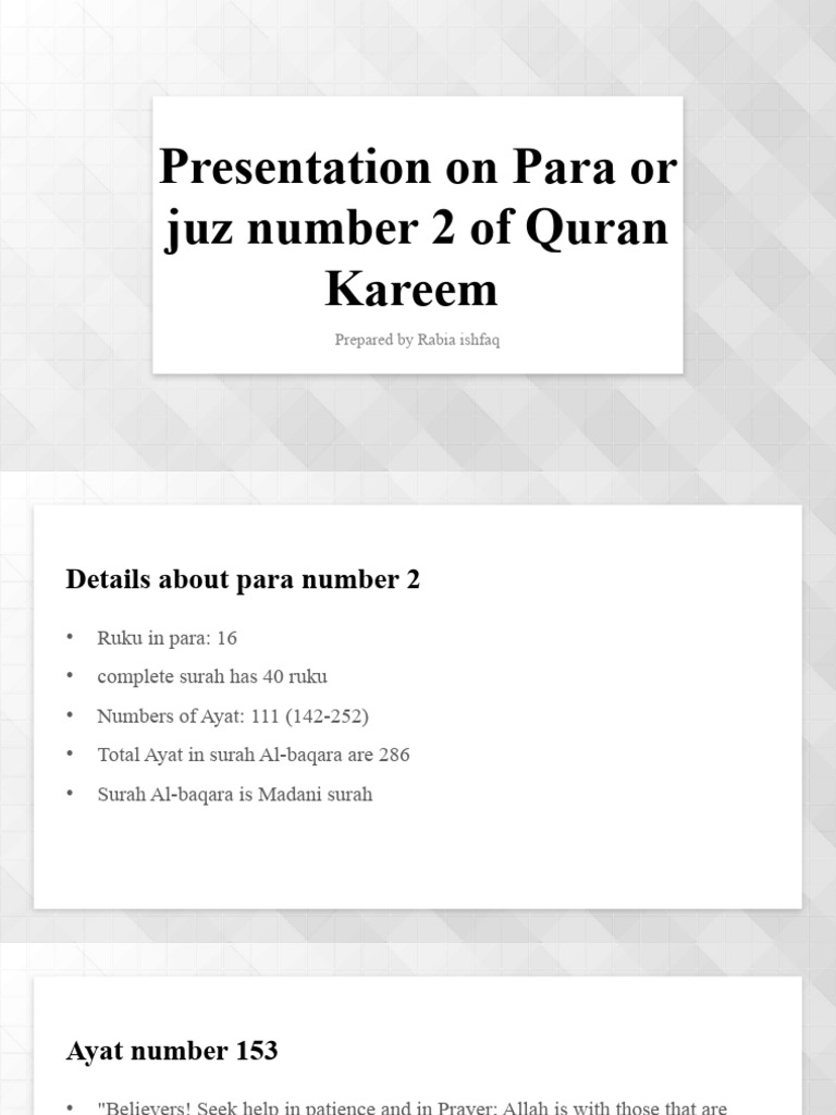 Al Quran para Number 2 | PDF