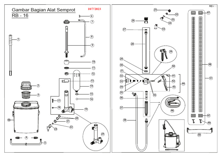 15-2. RB16 Gambar Bagian Alat Semprot | PDF