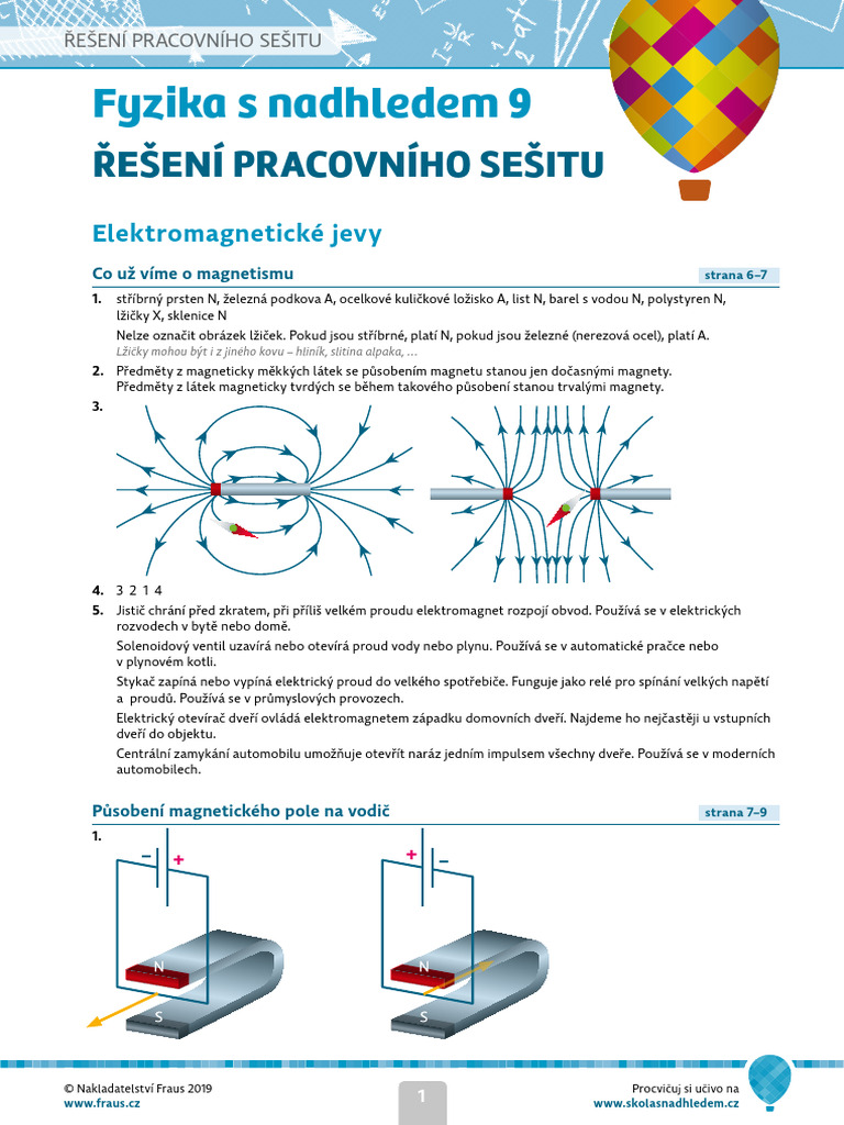 Fyzika-9 PS-SSN Reseni Web | PDF