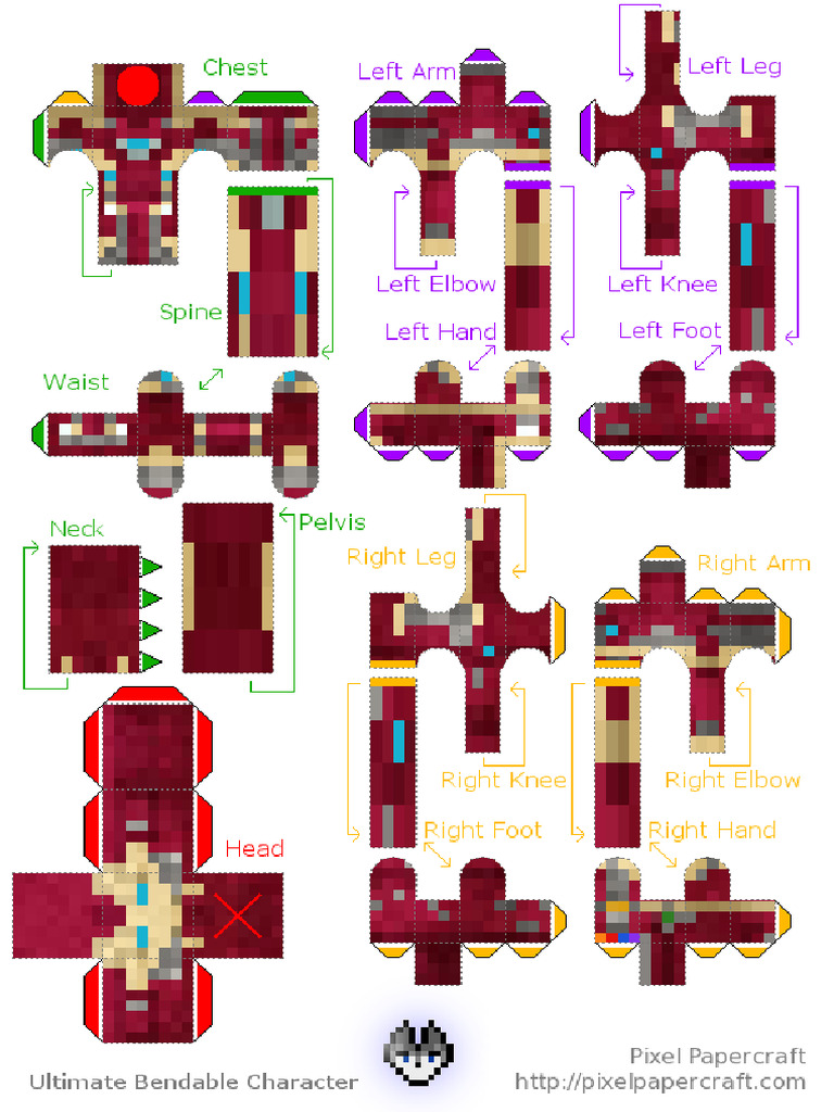 Minecraft Bendable Character | PDF