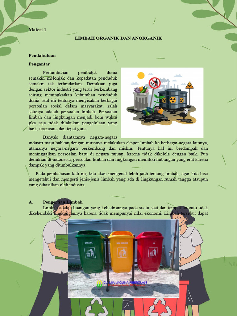 Materi 1 (Limbah) | PDF