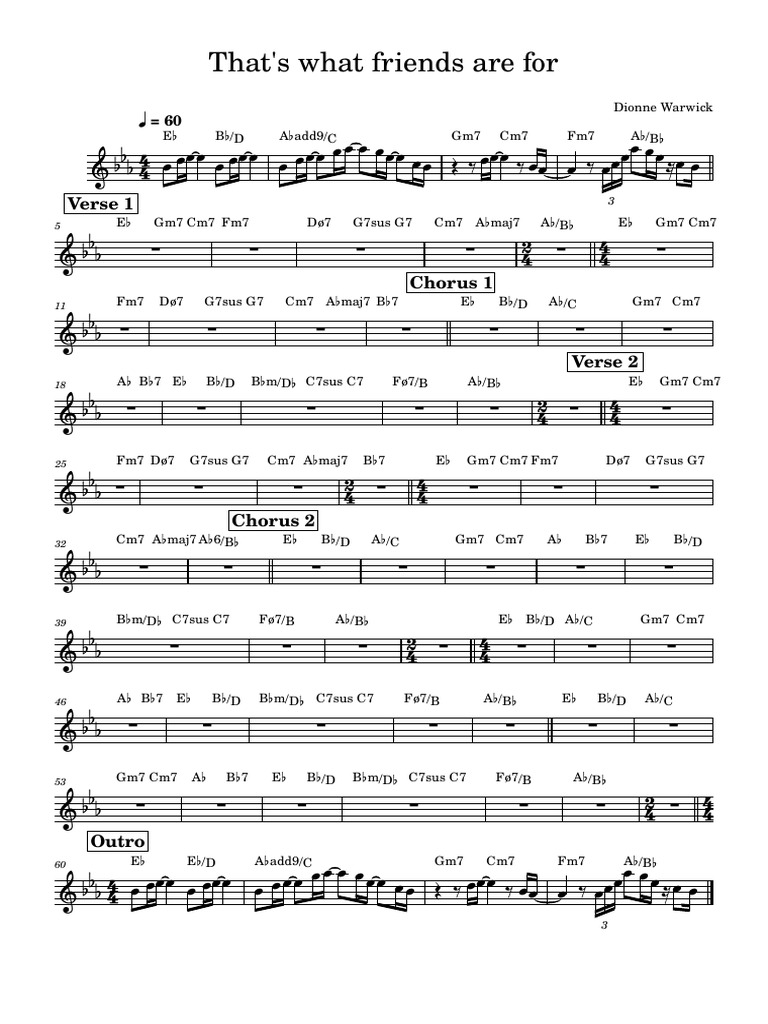 That's What Friends Are For | PDF