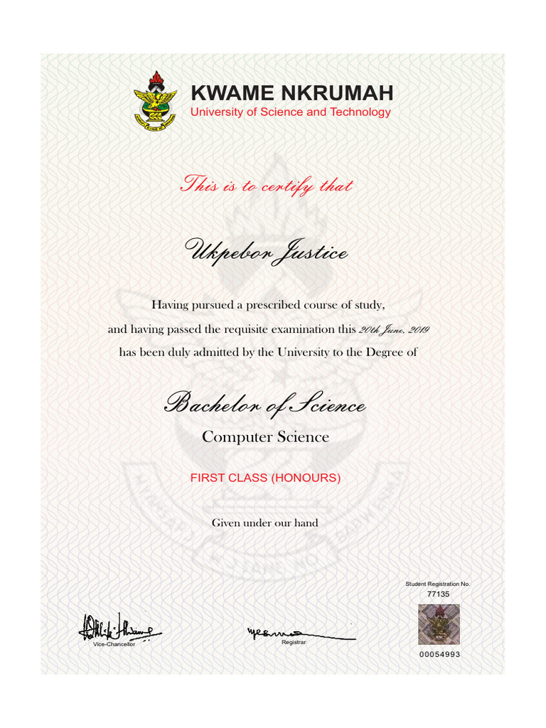 BSC Computer Science Certificate 1 | PDF