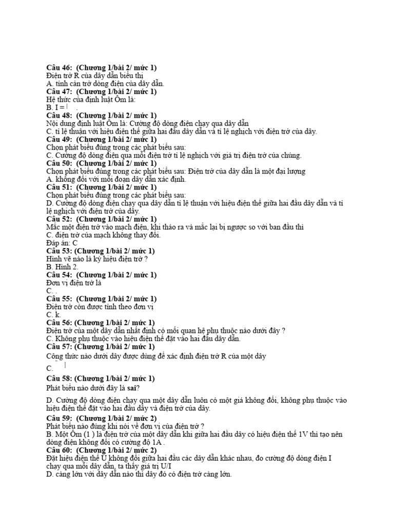 Bản Sao Vat Ly 9 Hk 1 | PDF