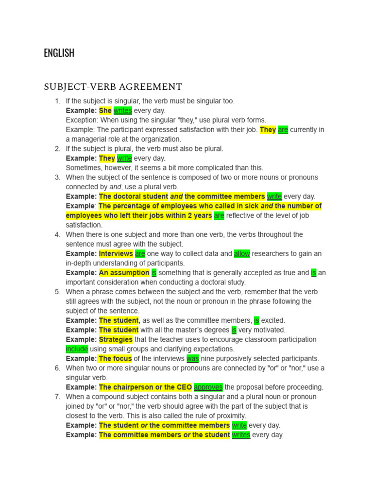 REVIEWER | Download Free PDF | Grammatical Number | Verb