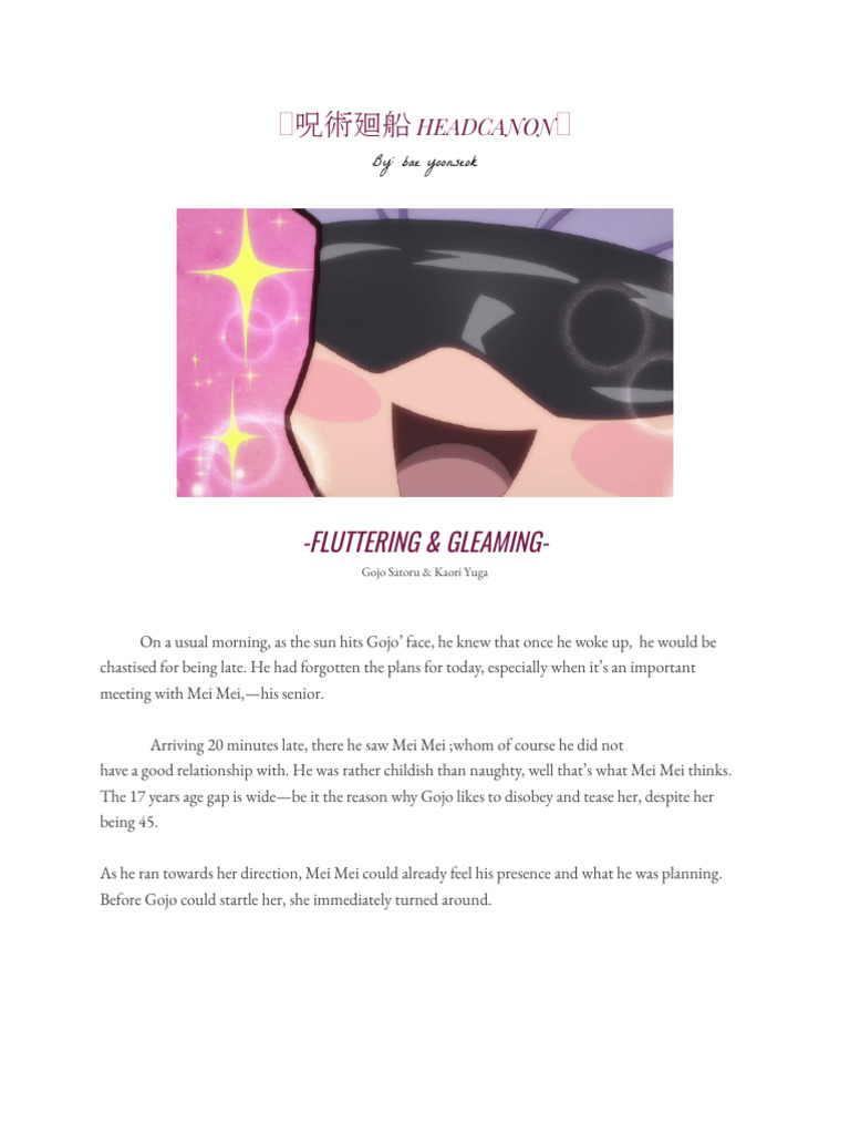 Headcanon JJK | PDF