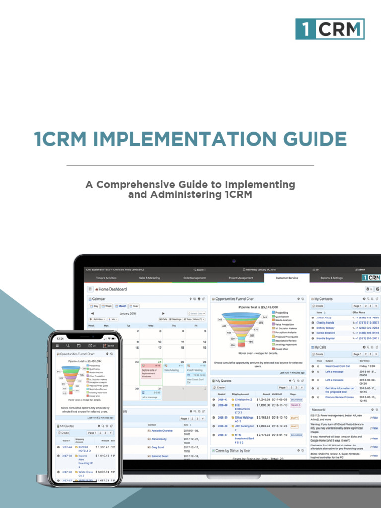 1CRM 8.6 Implementation Guide | PDF | Customer Relationship Management ...