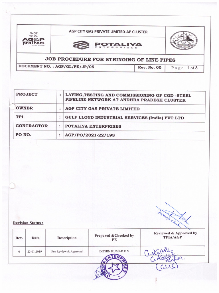 Stringing Proc Approved | PDF