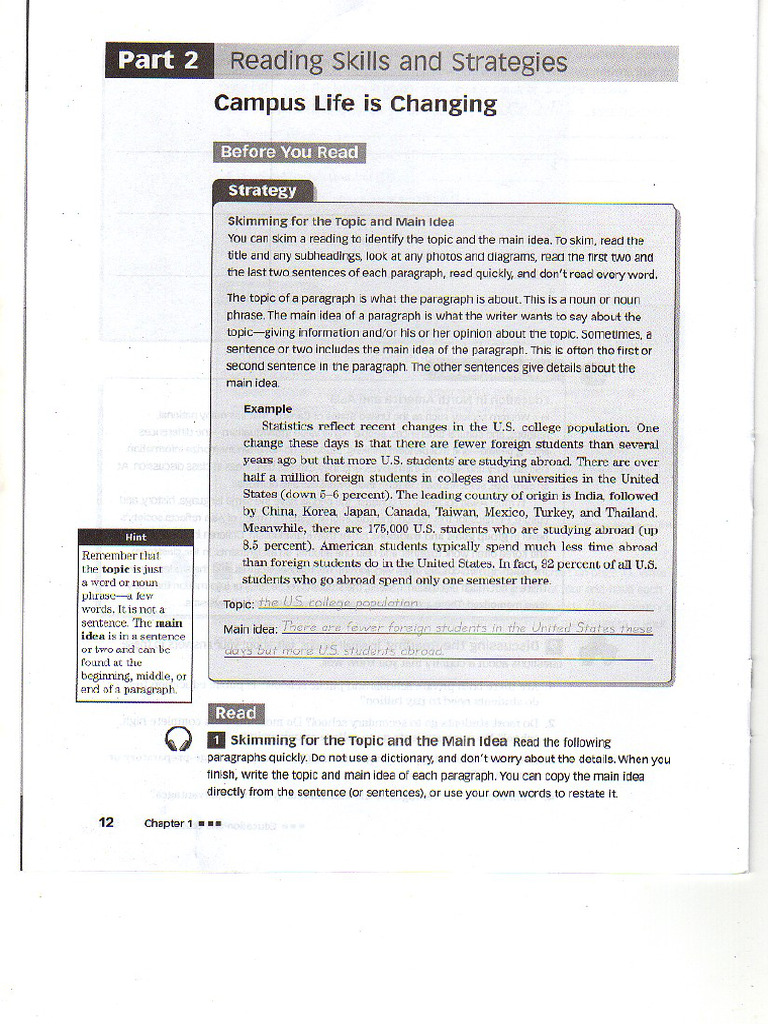 Reading Unit 1 Part 2 | PDF Reading Unit 1 Part 2 | PDF