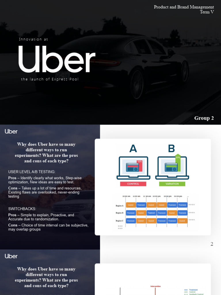 Uber Innovation Case - Group 2 | PDF | Business
