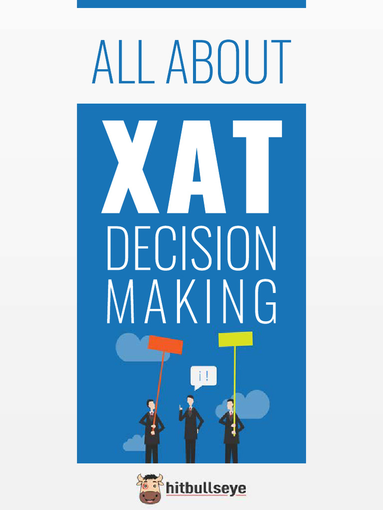 1697666171xat Decision Making Book | PDF