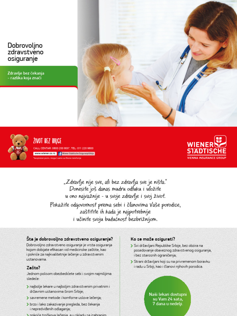 Dobrovoljno Zdravstveno Osiguranje | PDF