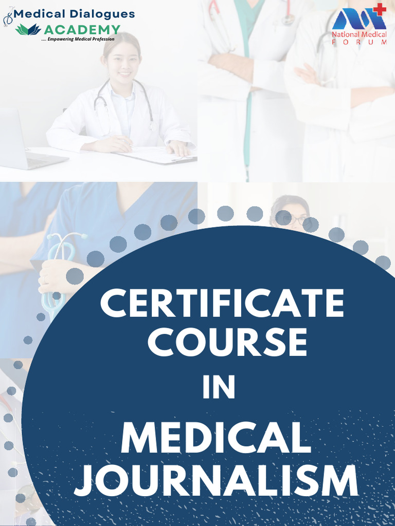 Brochure Medical Journalism. | PDF | Medicine | Educational Technology