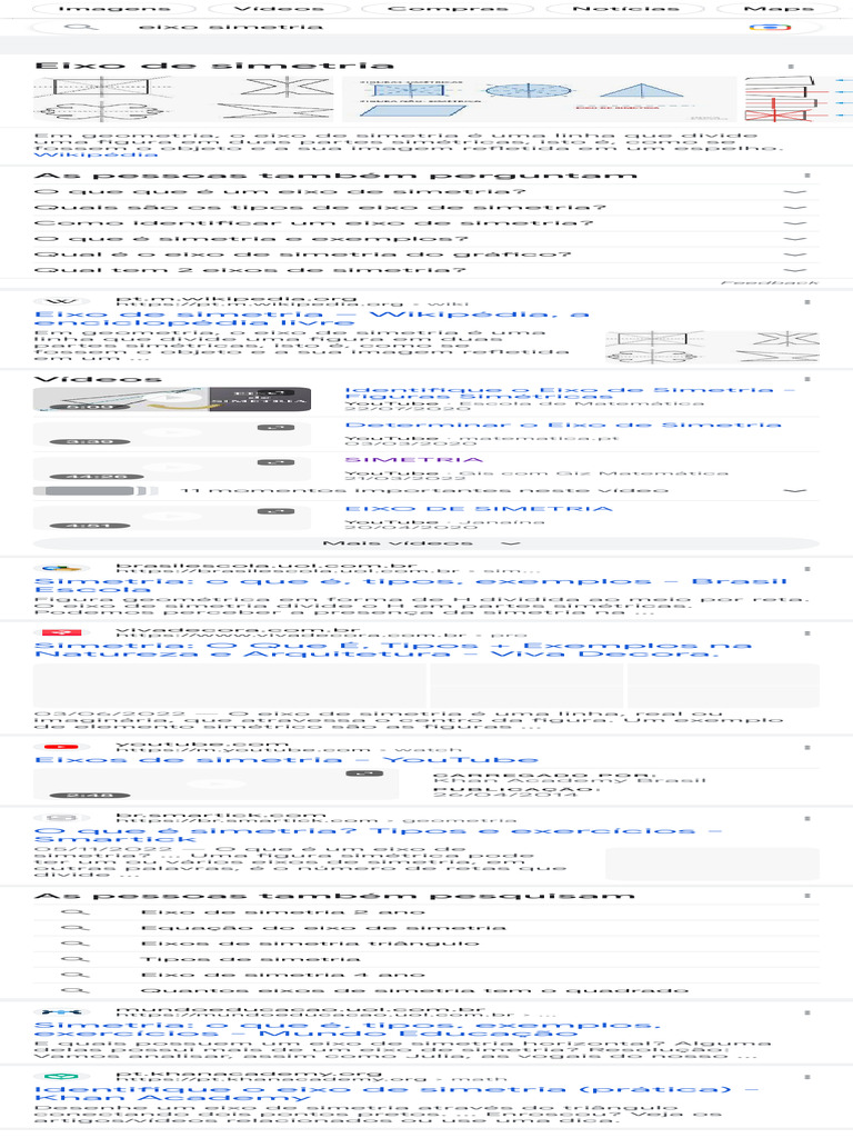 Eixo Simetria - Pesquisa Google | PDF | Simetria | Geometria