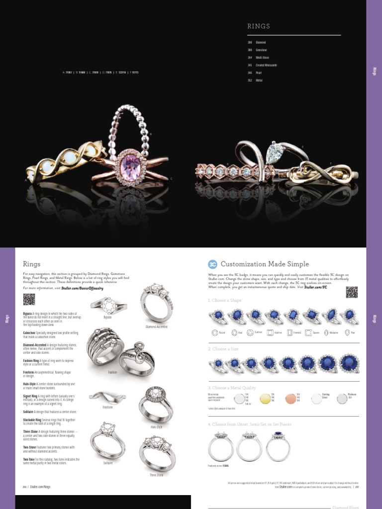 Jewelry Rings | PDF | Fineness | Necklace