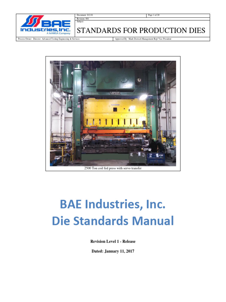 Die Standards | PDF | Screw | Extrusion
