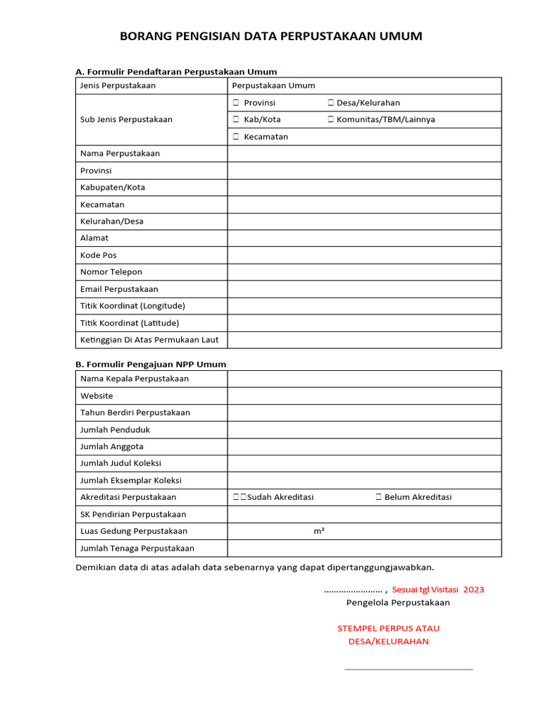 BORANG | PDF