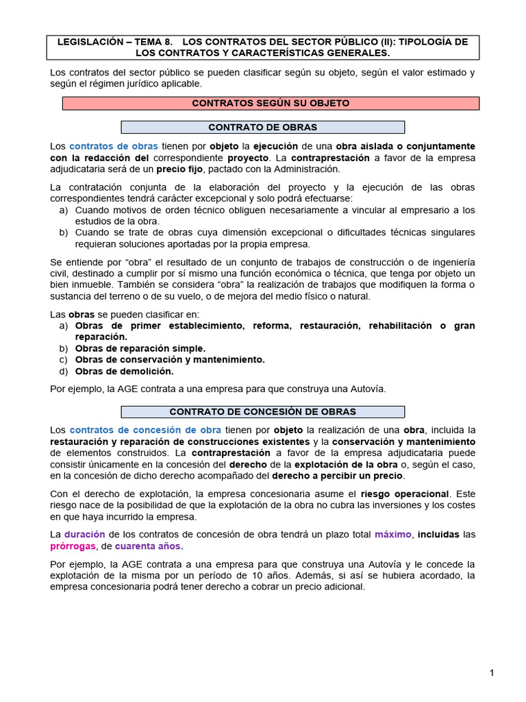Contratos del sector público | PDF | Business | Defensa Civil