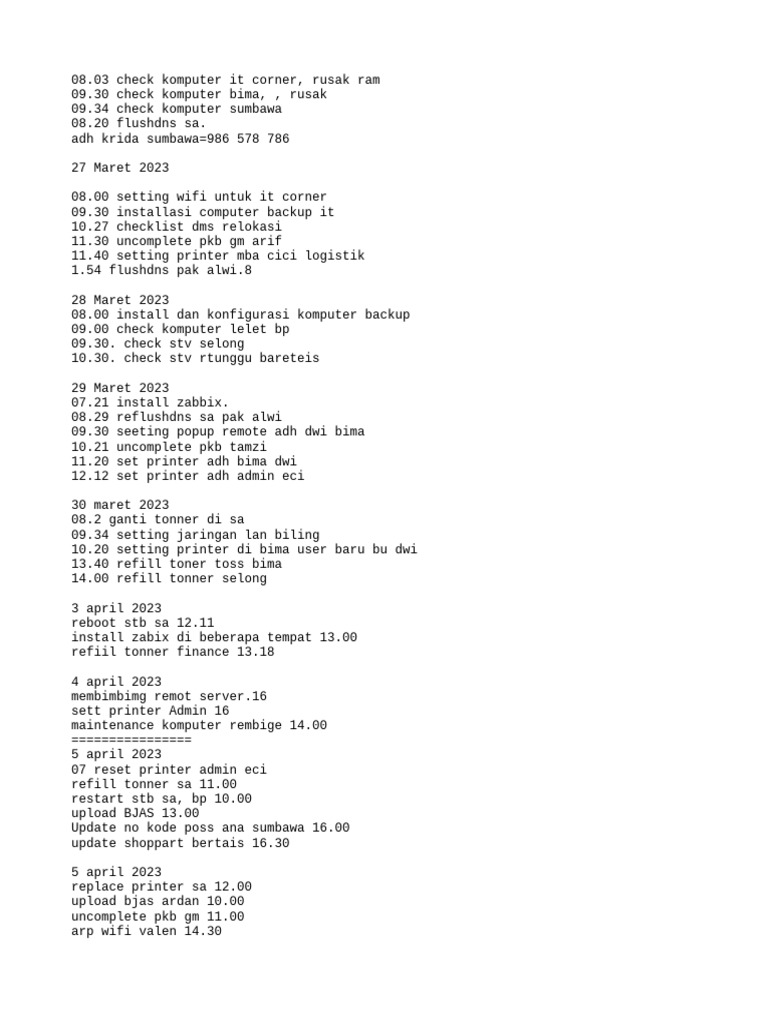 Daily Task Pdf Computer Science Computing