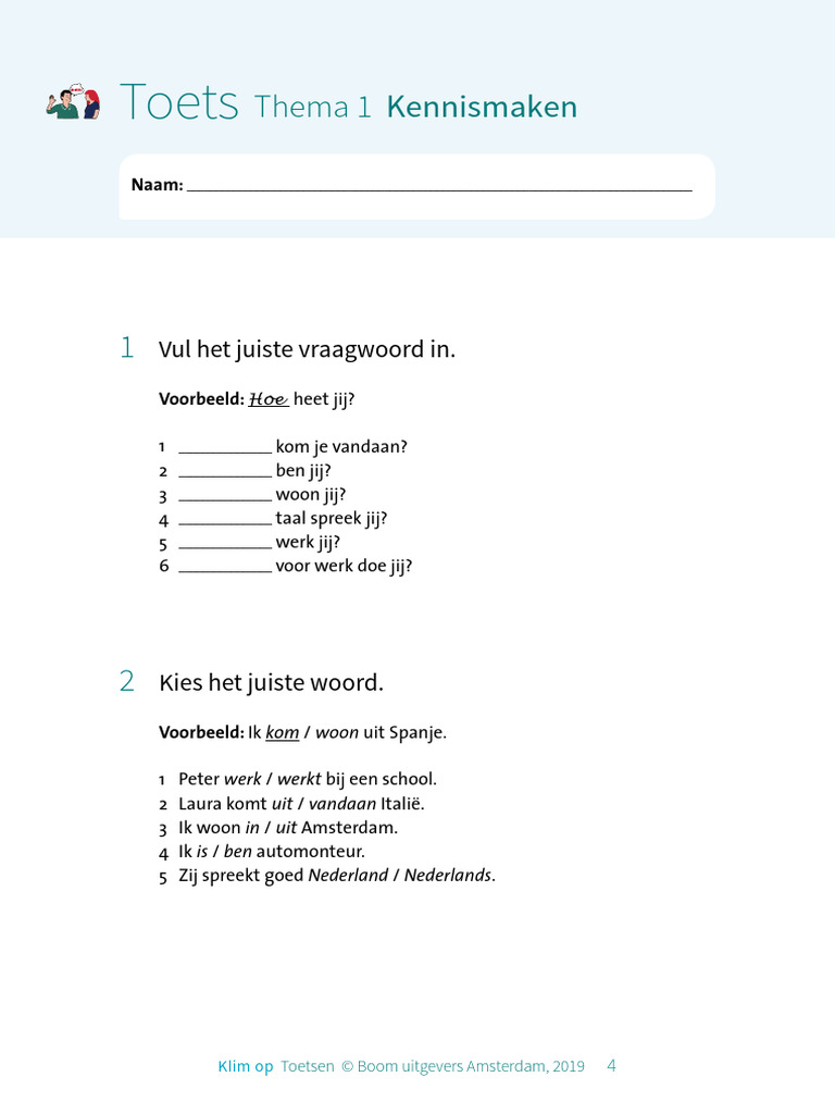 Klimop Toetsen Thema 1 4 | PDF