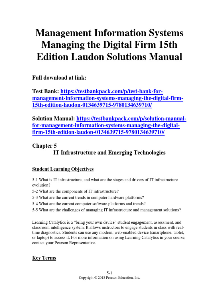 Management Information Systems Managing The Digital Firm 15th Edition ...