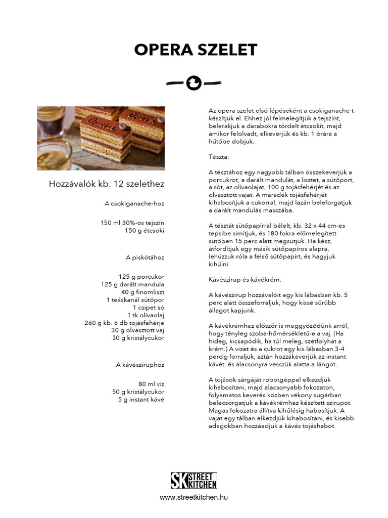 Opera Szelet | PDF