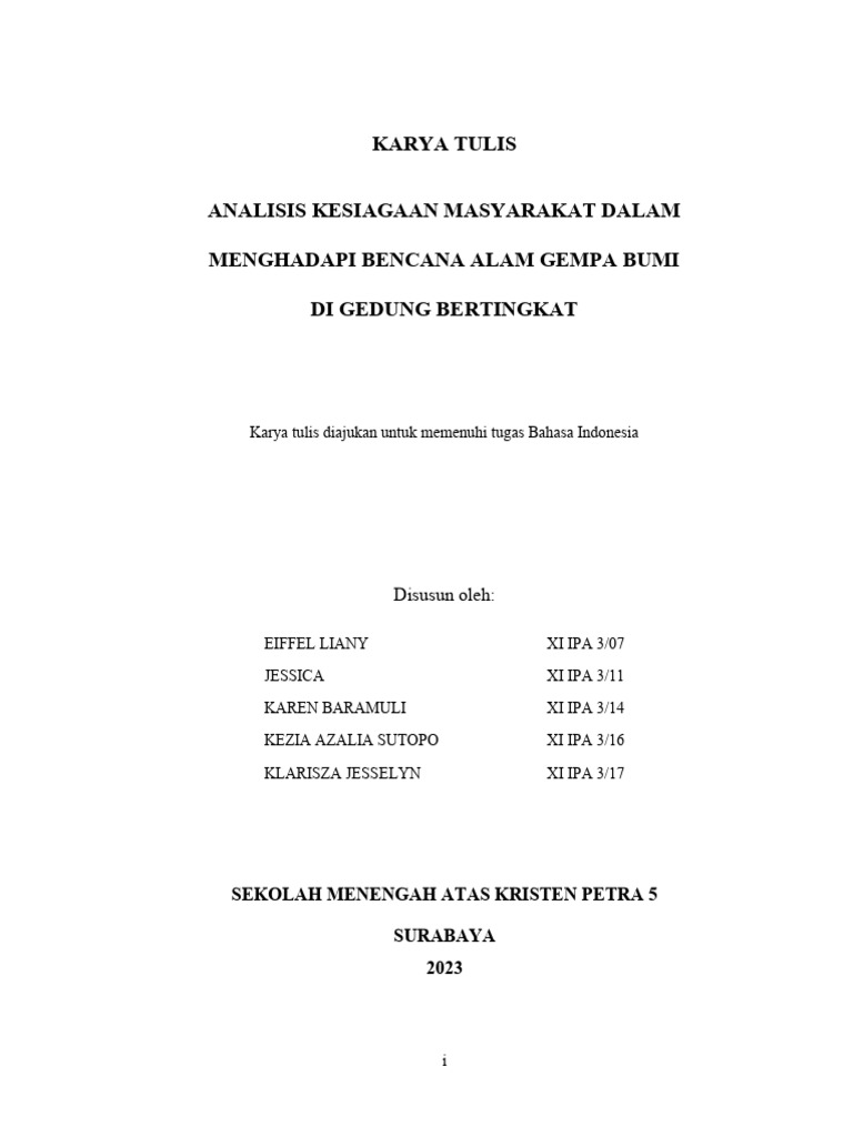 Bab 1 Kti | PDF